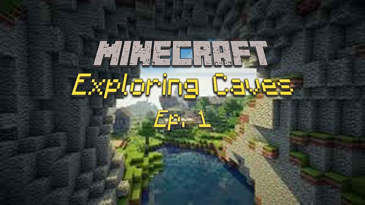 My first day exploring minecraft caves - YouTube