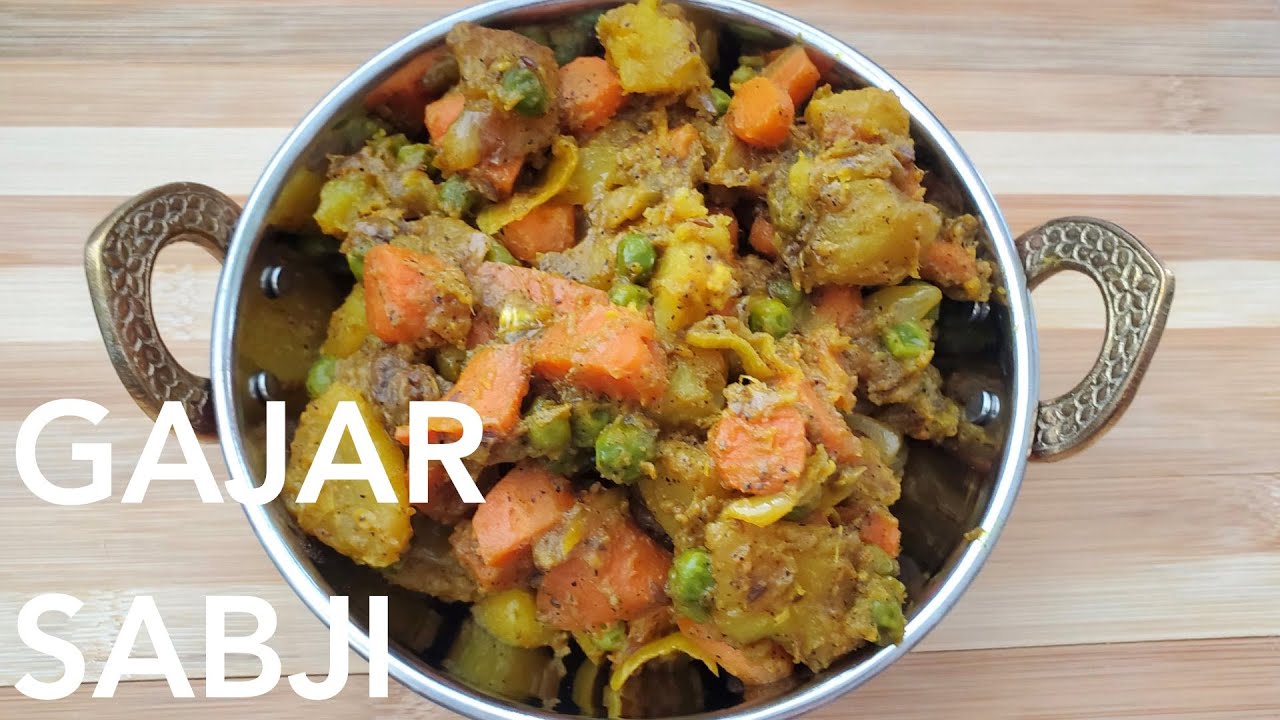 GAJAR DI SABJI RECIPE | Delicious Carrot Potato Curry! | Cooking With ...