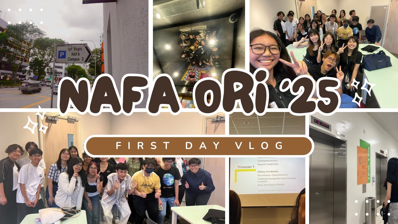NAFA Orientation '25 !! 🎭 || Vlog, Yapping about NAFA, First day & MOREEEEEEEEE - YouTube