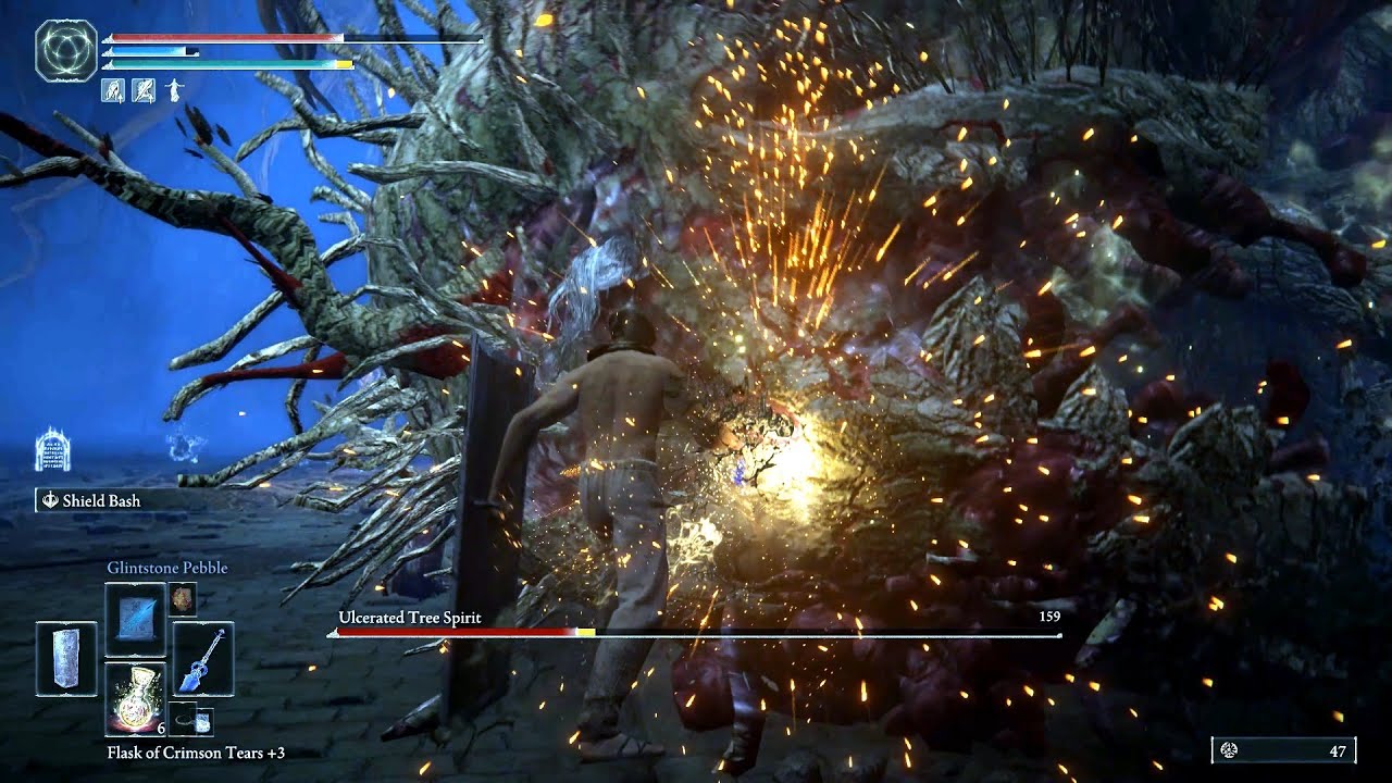 Elden ring - Ulcerated Tree Spirit Boss Fight (Fringefolk Hero's Grave ...