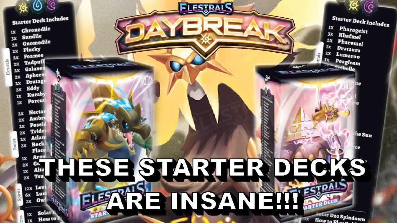 These are just constructed decks? Daybreak Starter Decks Review - YouTube