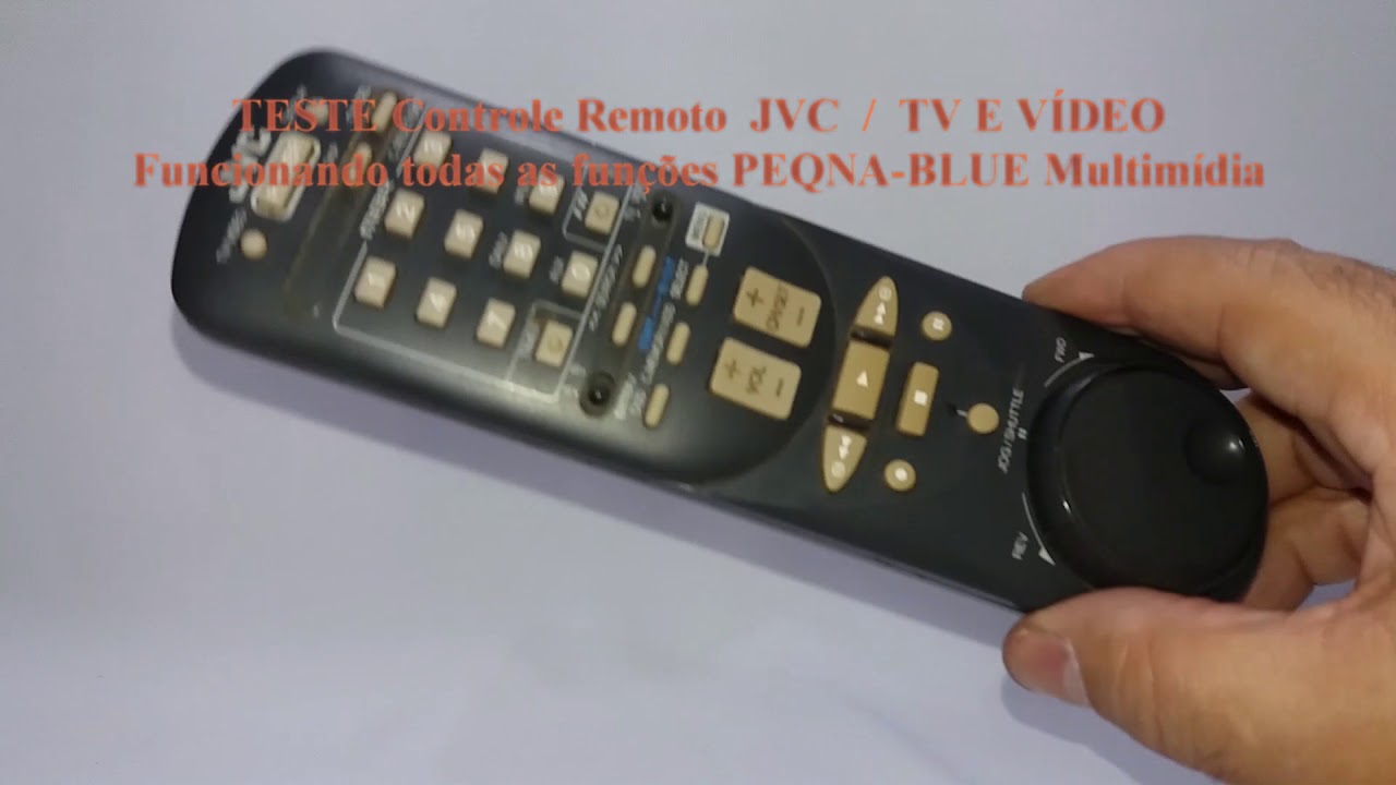 CONTROLE REMOTO JVC TV E VÍDEO PEQ 08 2017 - YouTube