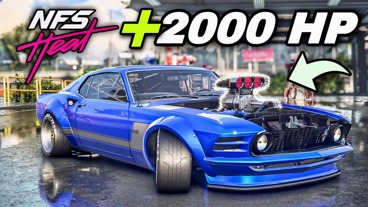 FORD MUSTANG RTR BOSS COM +2000HP + Body Kit Mod - NFS: Heat! - YouTube