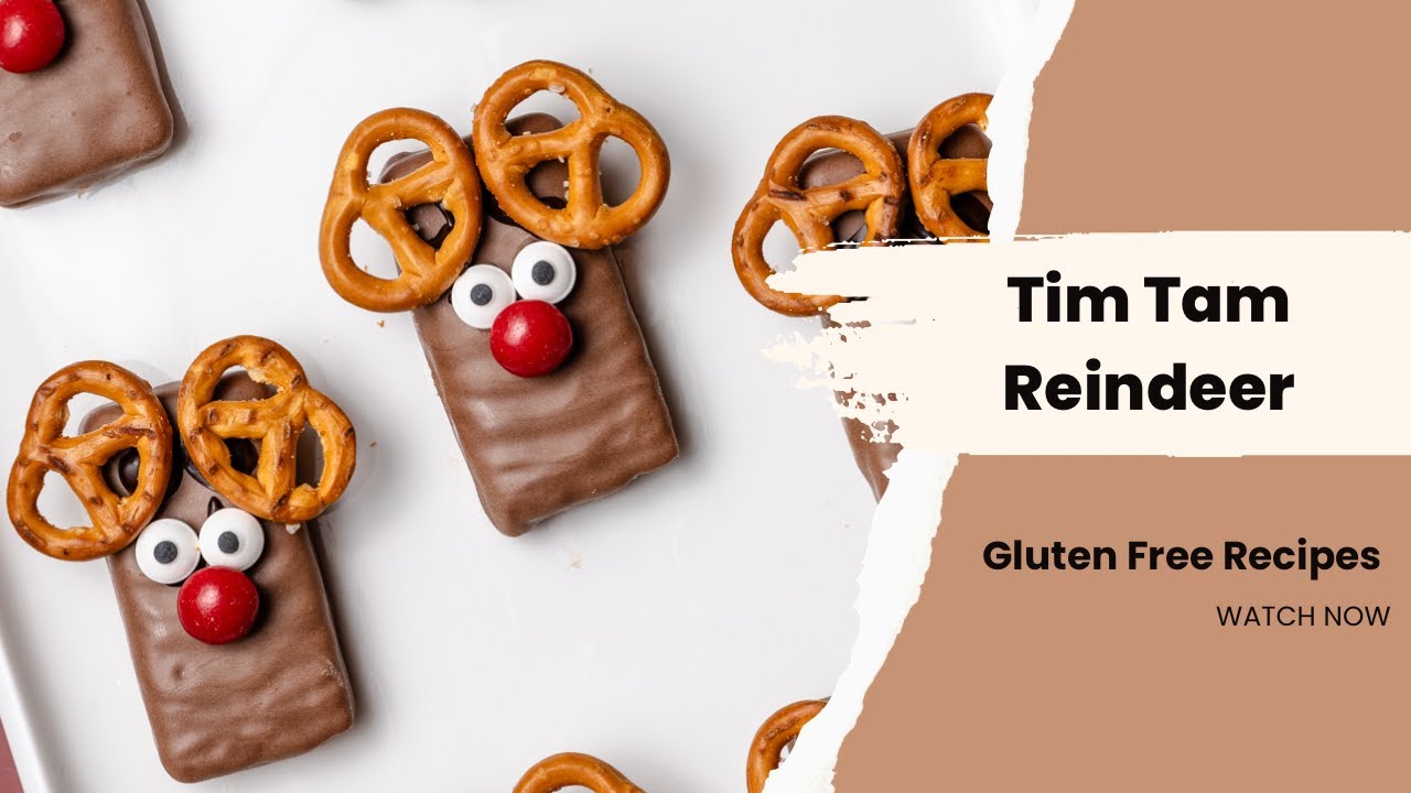 Tim Tam Reindeer Biscuits, Gluten-Free Recipes - YouTube
