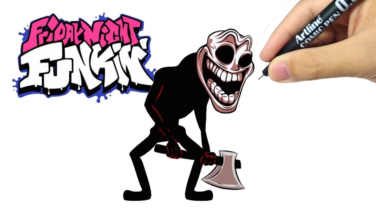 How To Draw Mr Trololo, How To Draw Mr Trololo Fnf, How To Draw Friday ...