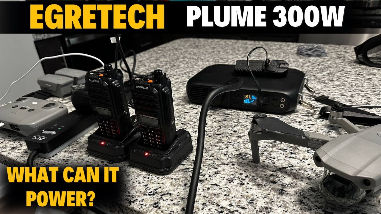 EGRETECH PLUME 300W SOLAR GENERATOR REVIEW - YouTube