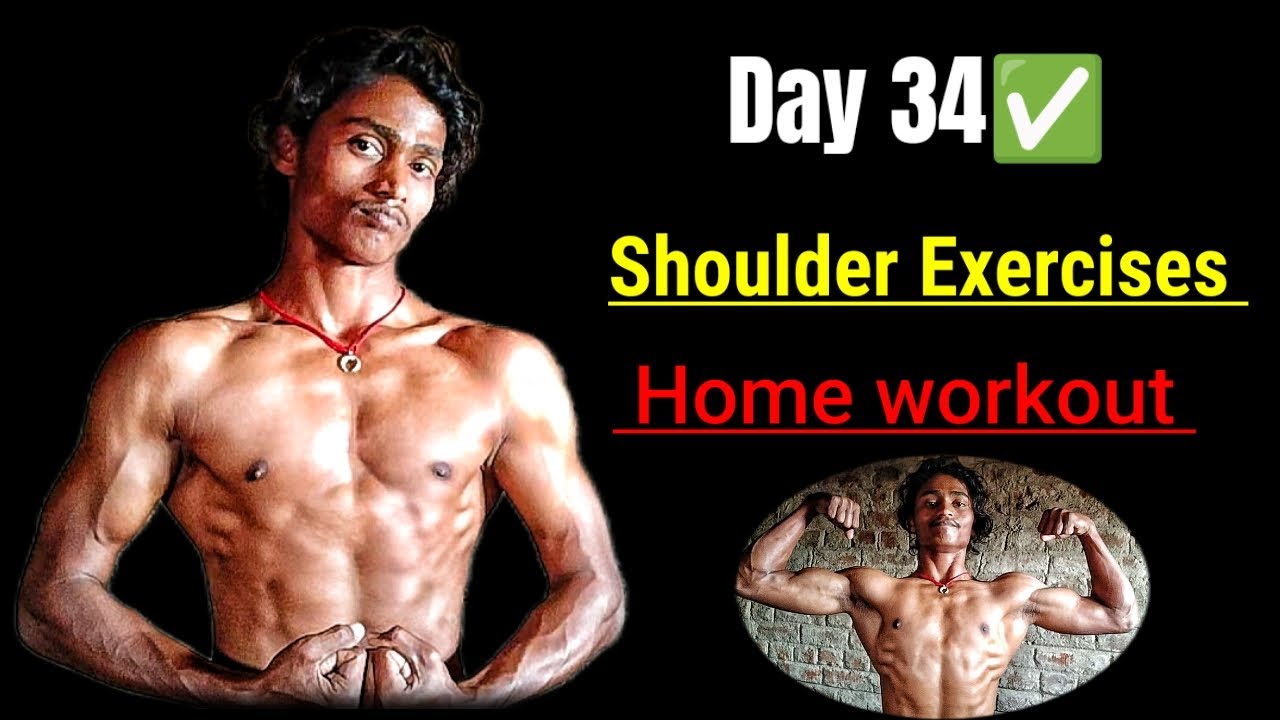 Day 34 || Shoulder Exercises At Home || Home workout. - YouTube