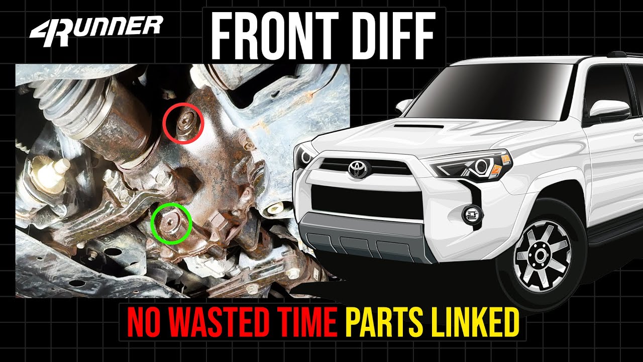 4Runner Front Differential Fluid 2010-2024 | SIMPLE DIY VIDEO - YouTube