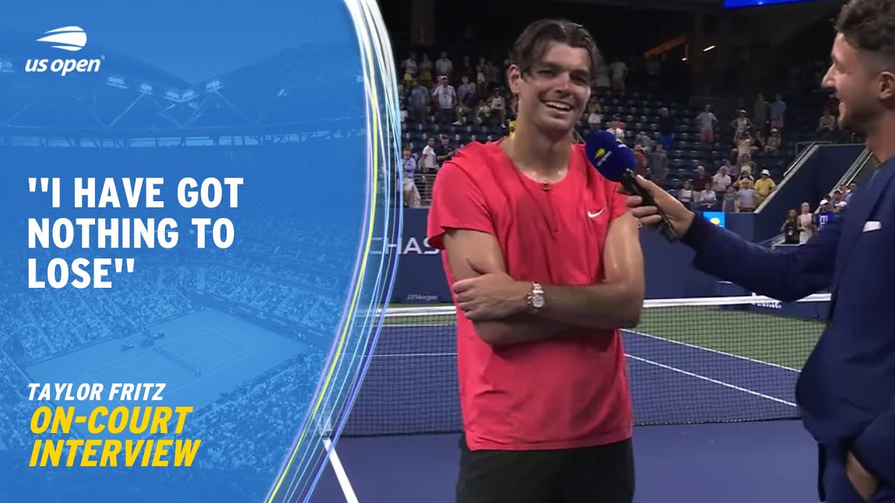 Taylor Fritz On-Court Interview | 2023 US Open Round 4 - YouTube