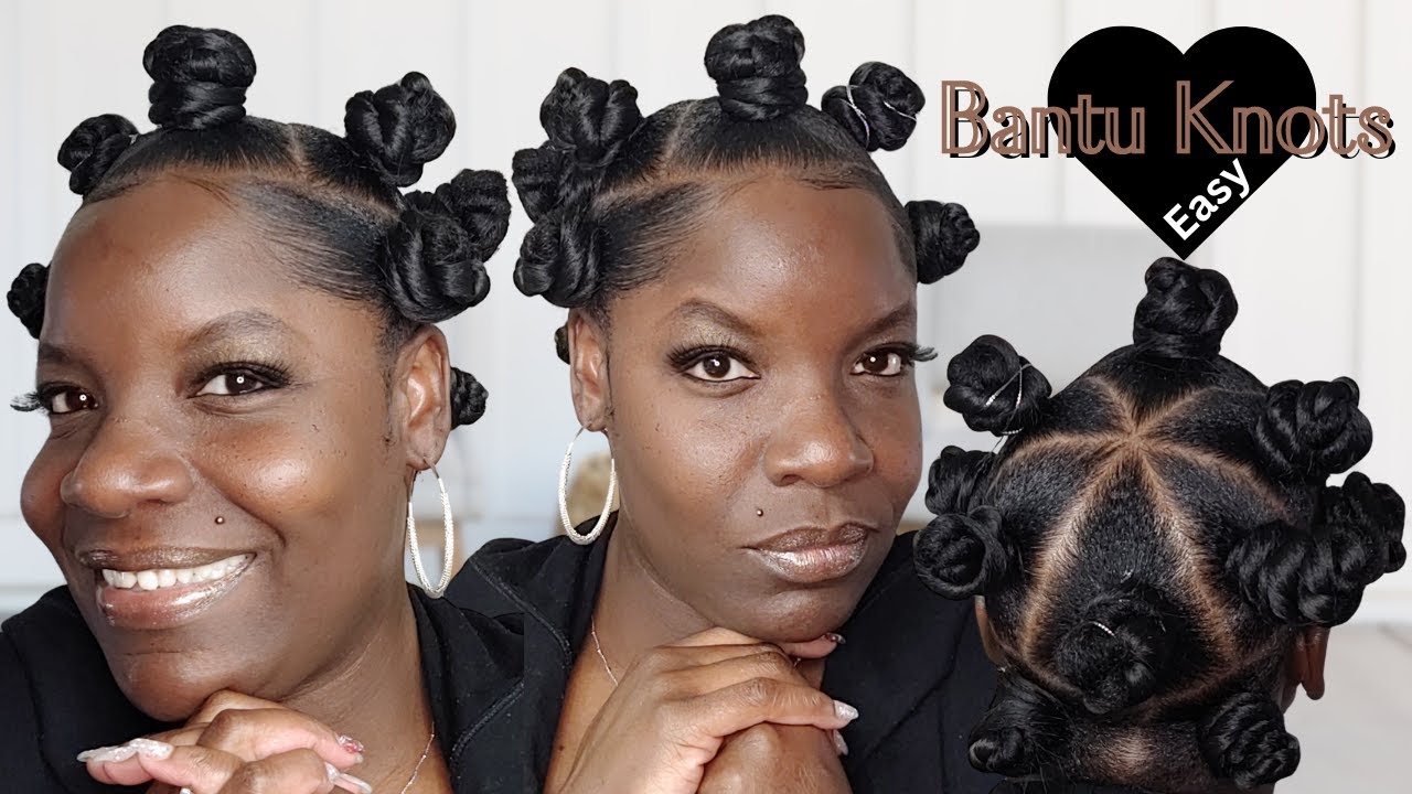 Easy Bantu Knots|1 hour|Detailed|Subscriber Thanks|4c Hair ...