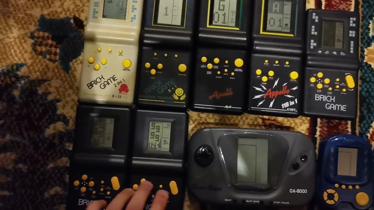 My collection tetris Brick game (7) - YouTube