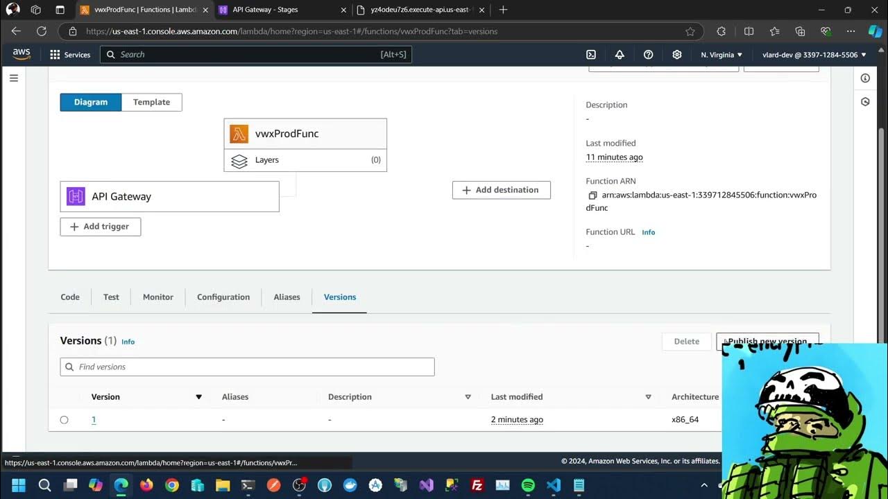 AWS ApiGateway Stage Variables and Lambda Functions Versions and Aliases #aws - YouTube