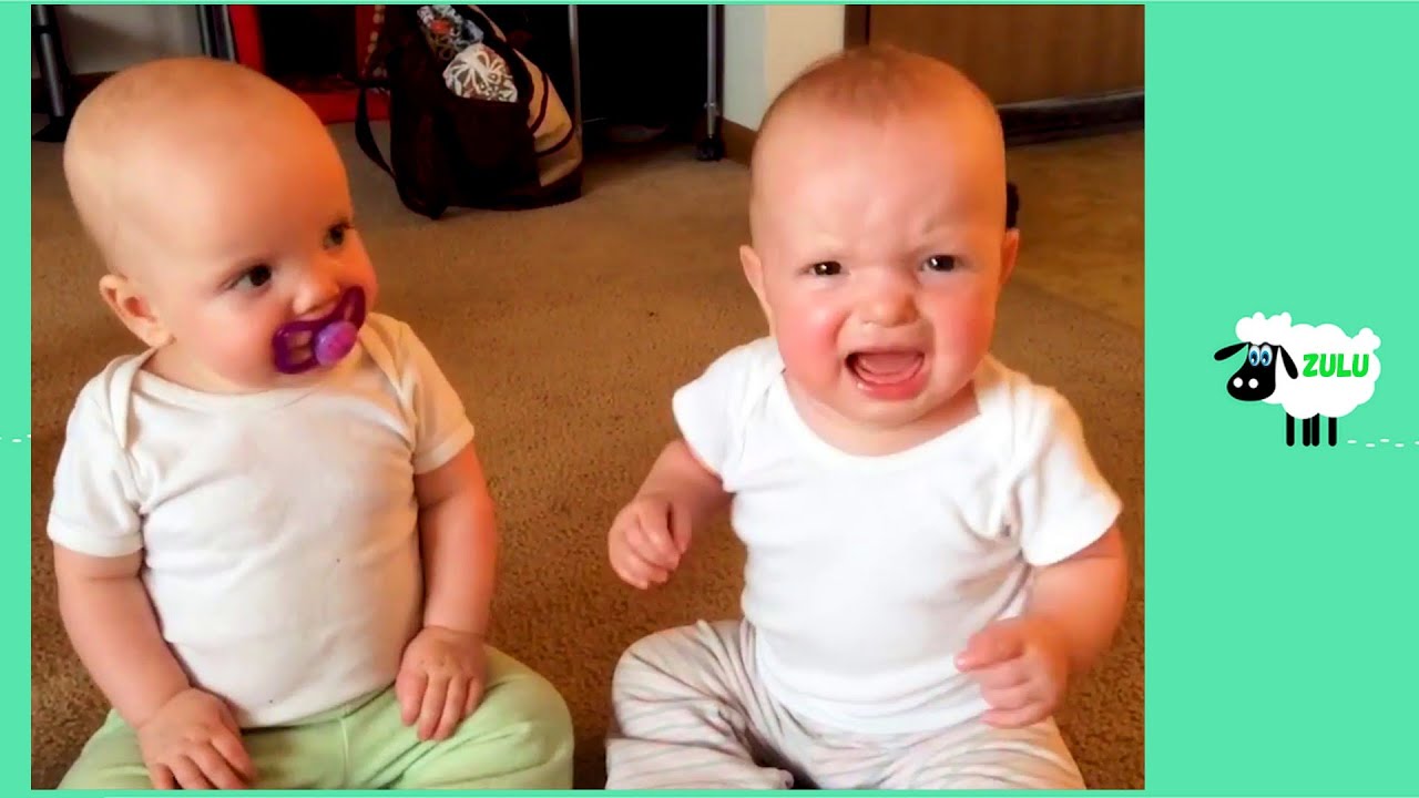 Twin baby girls fight over pacifier, babys fun playing together | #9 ...