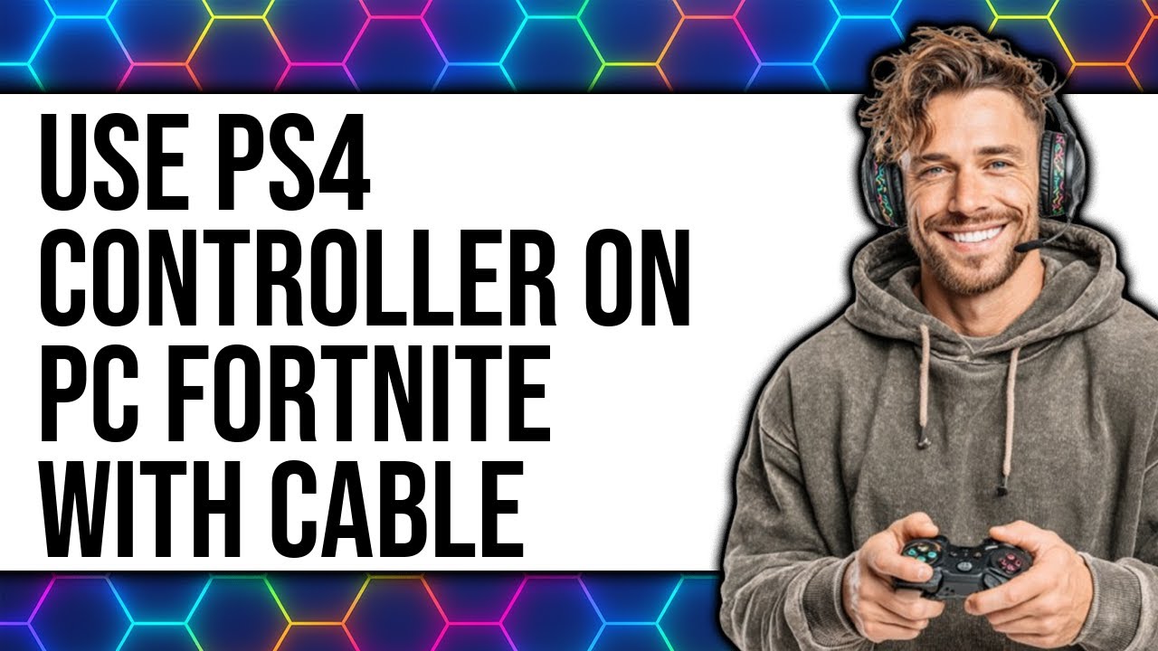 How to Connect PS4 Controller to PC Wired Fortnite (Updated 2025) - YouTube