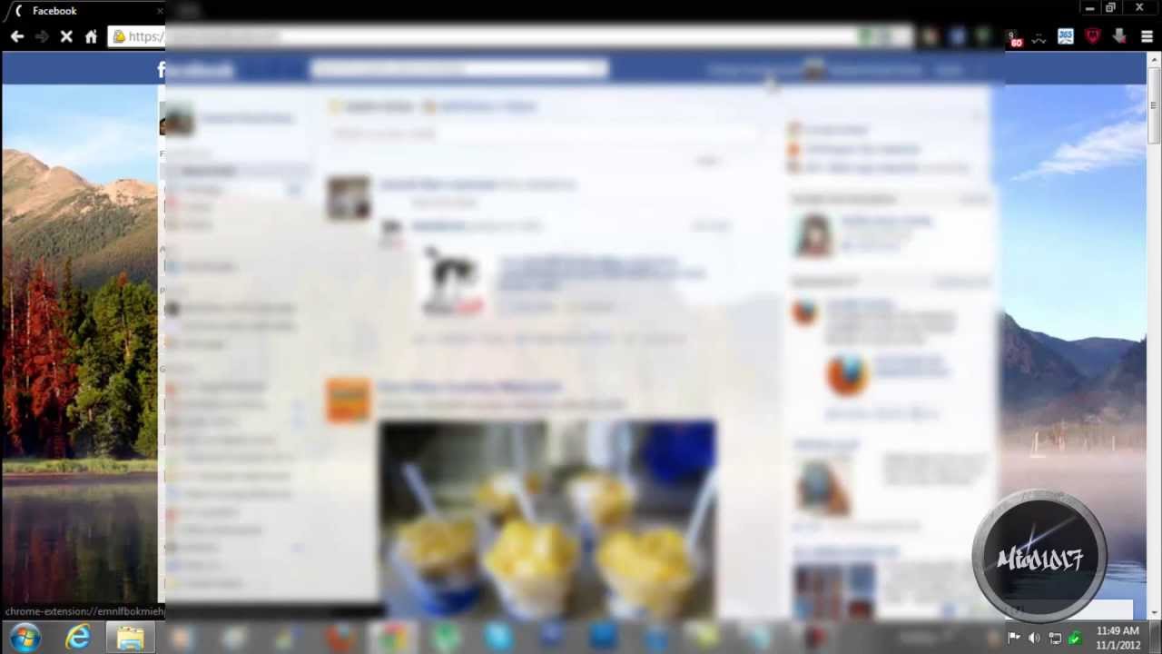 How To Change Facebook Home Screen Background - YouTube