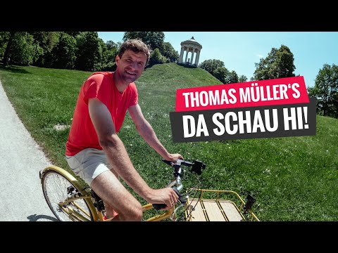 Sightseeing in München mit Thomas Müller – auf dem Rad durch den Englischen Garten