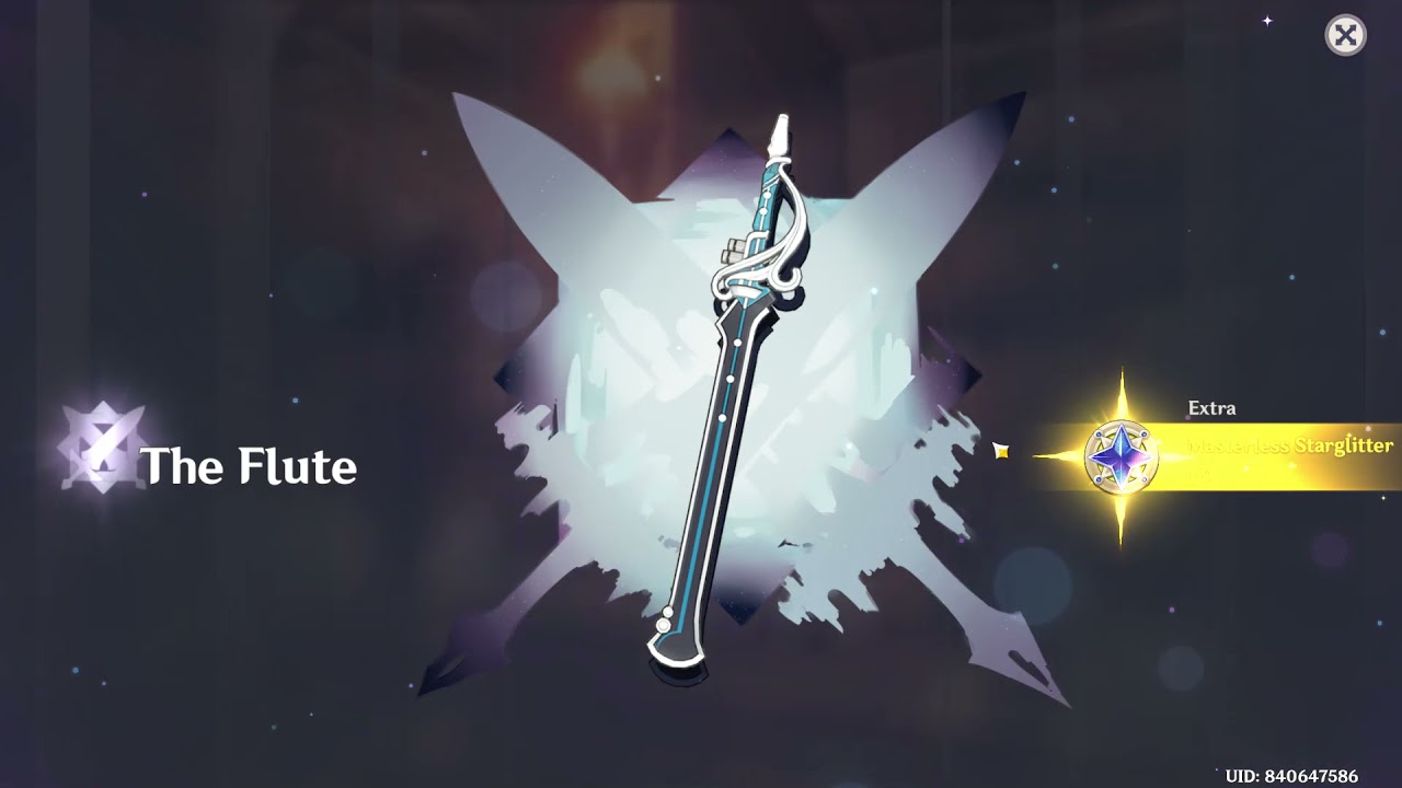 Genshin Impact - Wanderlust Invocation Banner Summon! 4 Draw get Flute ...