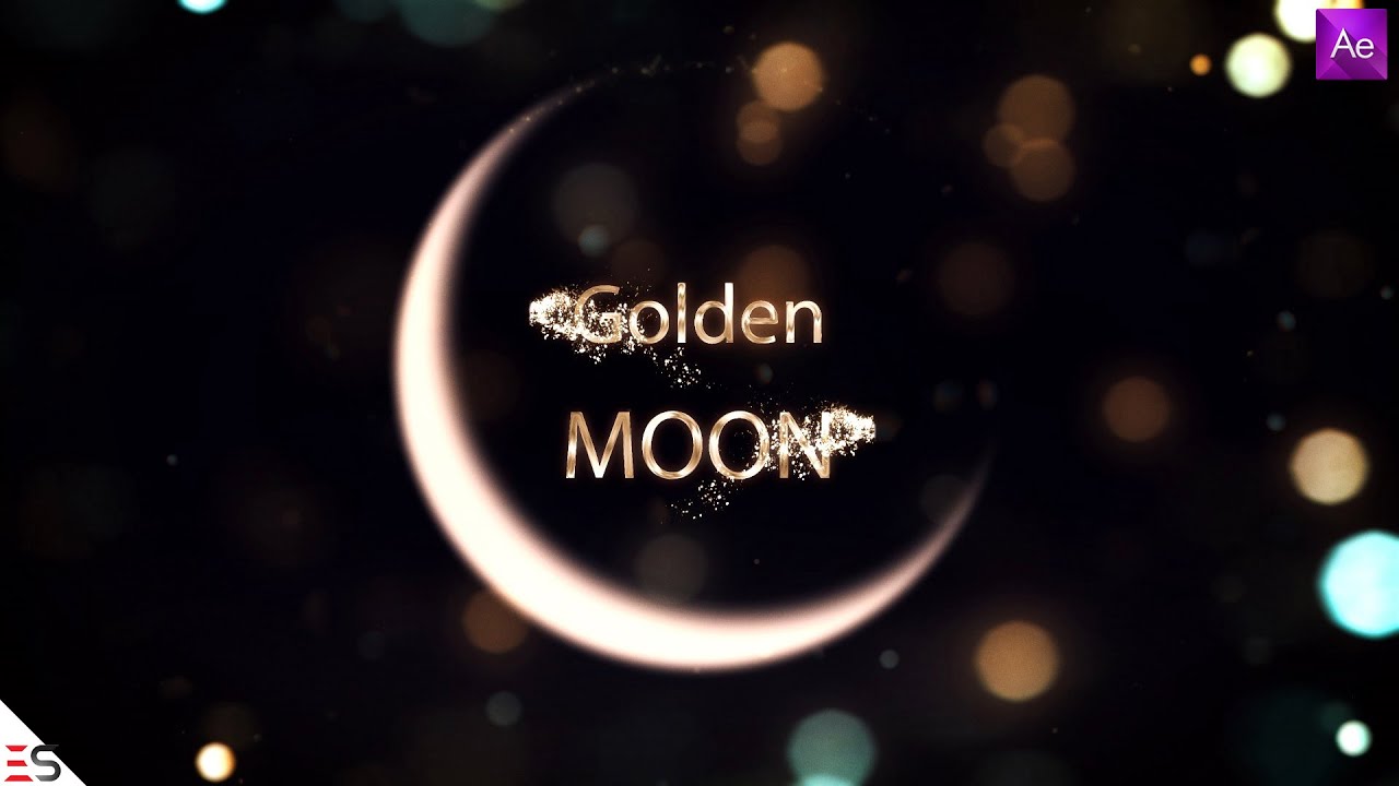 Free - Golden Moon | Free Download After Effects Template - YouTube