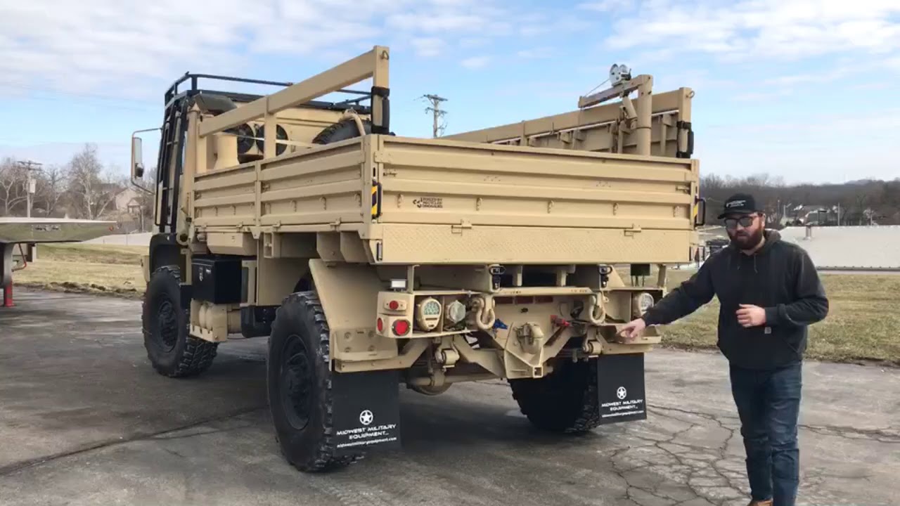 Allen's Truck Built By Midwest Military Equipment - YouTube