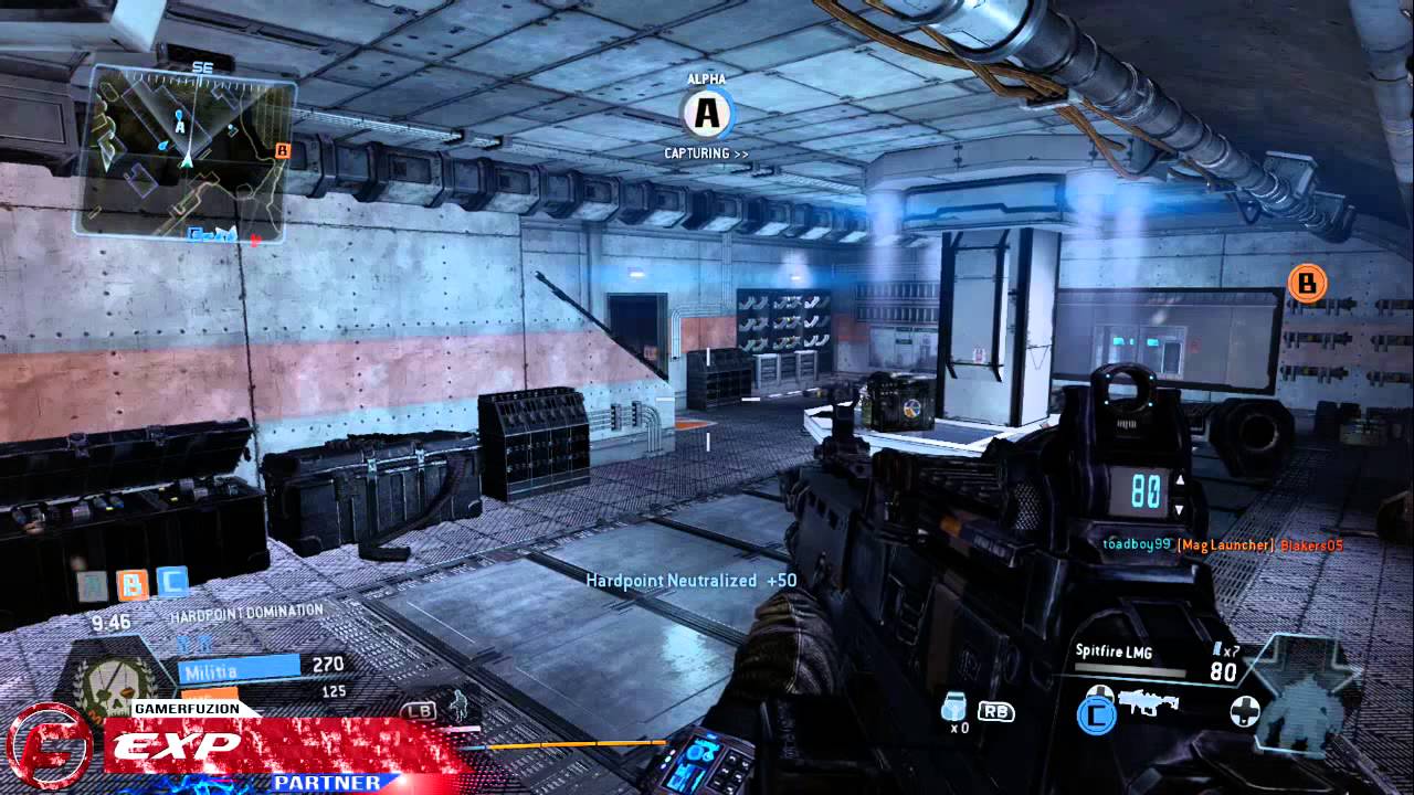 Titanfall Hardpoint Gameplay PART 2 | Spitfire LMG on Lagoon - YouTube