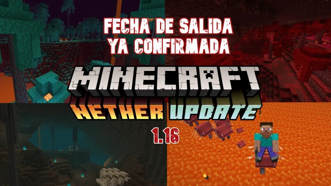 Ya salio!! La fecha de la Nether Update confirmada - YouTube