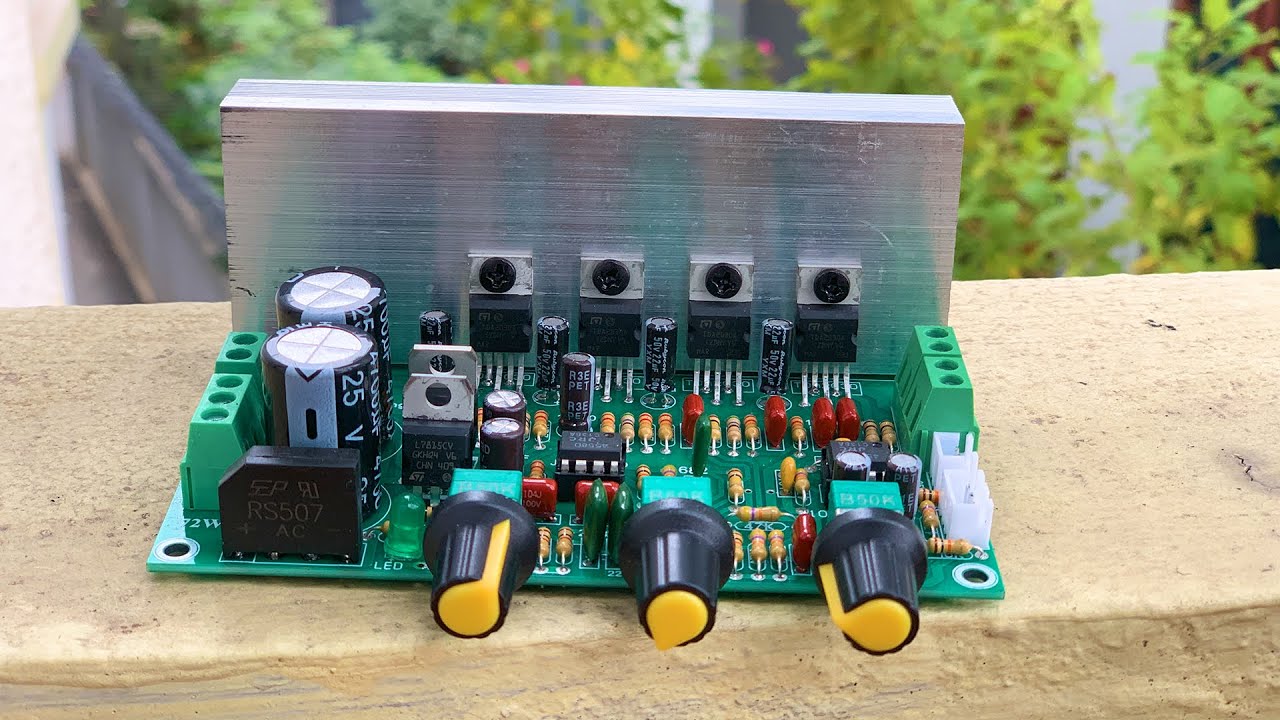 How to make 2.1 Hi-Fi Amplifier using TDA2030 IC at home | DCA Project ...