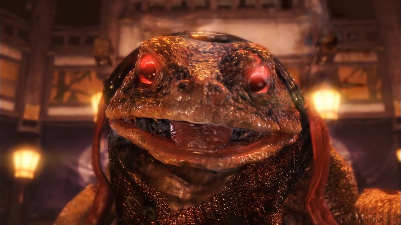 Nioh - Giant Toad Boss Fight - YouTube