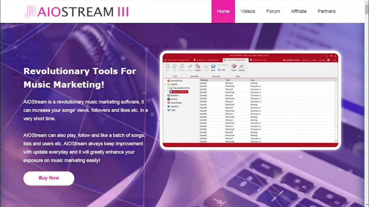 Deezer Stream Bot - Get millions of streams/ Create a task quickly/ AIOStreamDeezer Tutorial ...