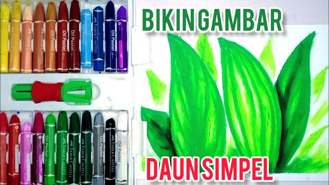 BIKIN GAMBAR DAUN SIMPLE DAN MUDAH @dedysart #art #simpledrawing - YouTube