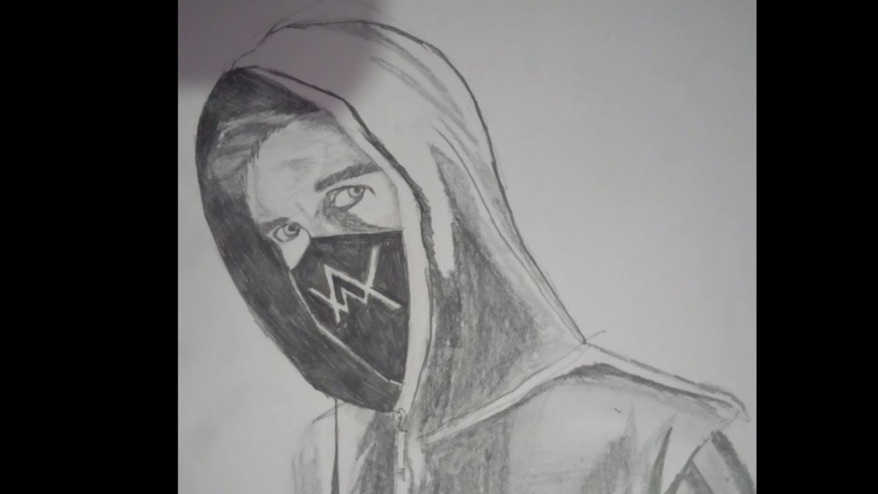 🔥 Alan Walker 🔥 Drawing - YouTube