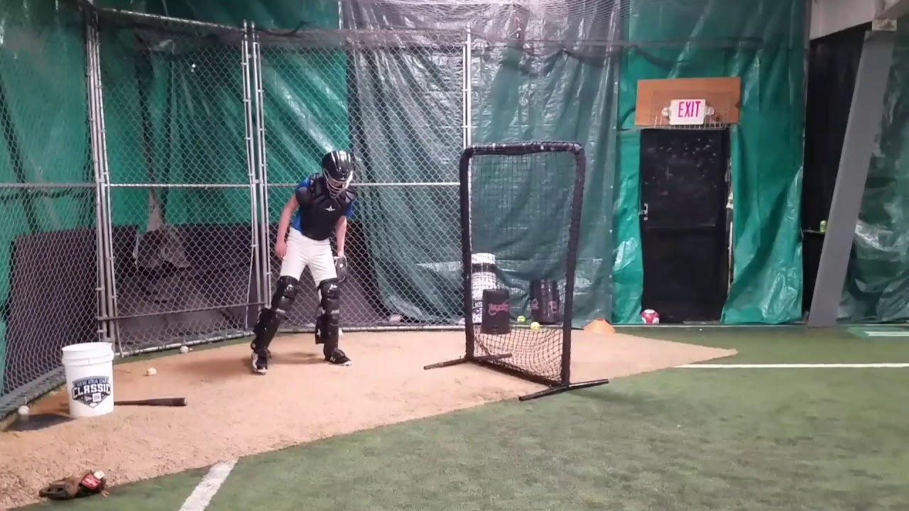 Nathan Kinder - Class 2022, February '20 - Catching Throwdowns - YouTube