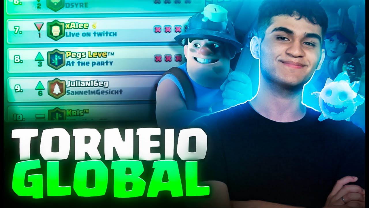 TORNEIO GLOBAL RUMO AO TOP 50 + RUSHANDO AOS 9000 TROFÉUS SEM GEMAR ...