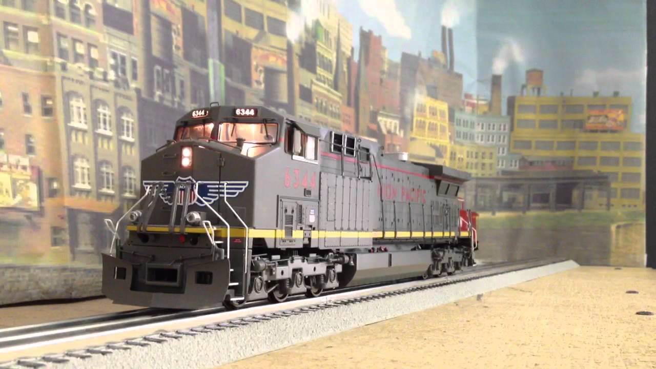 MTH Premier Scale Union Pacific AC4400cw #6344 - YouTube
