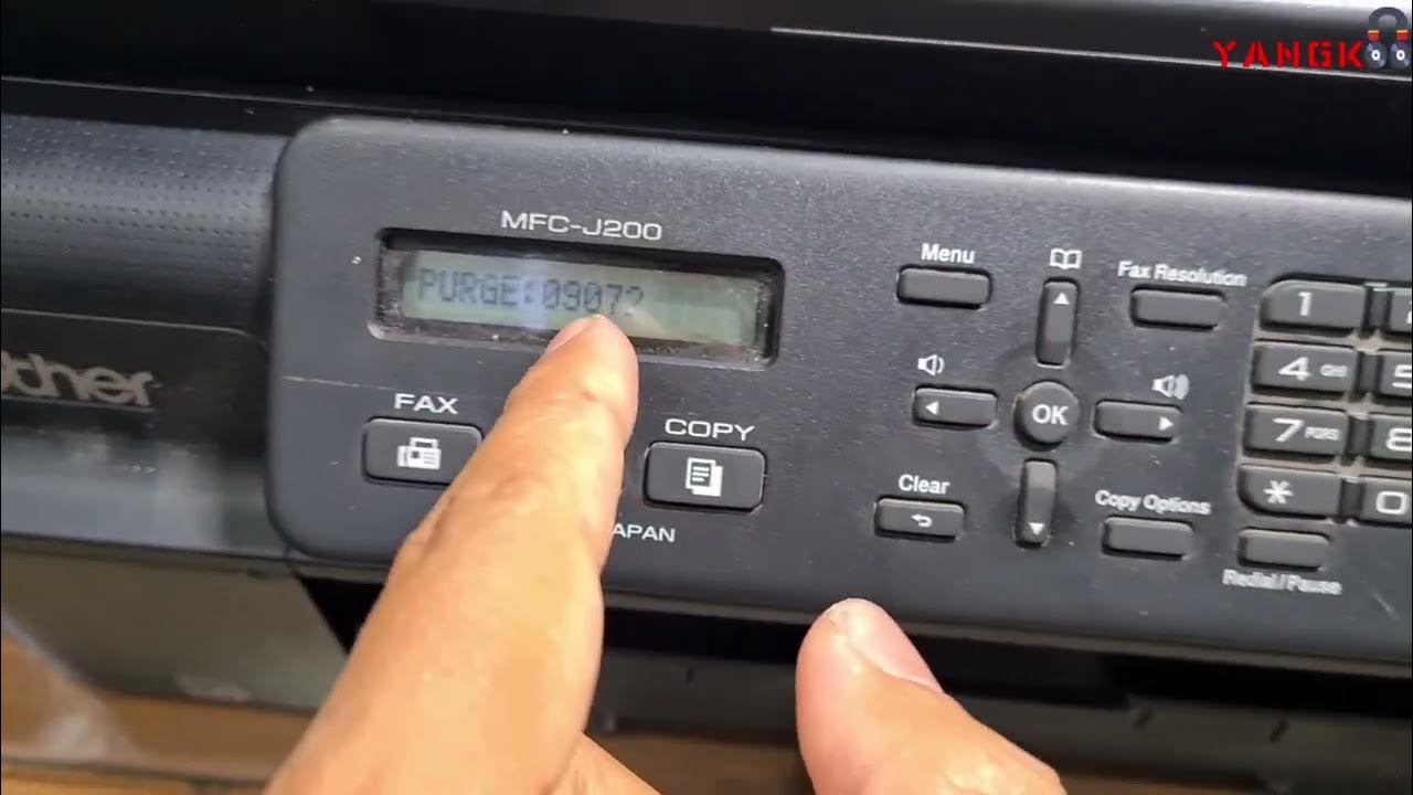 Brother MFC J200 Ink Box Full Fix | Mengatasi Printer Brother Ink Box ...