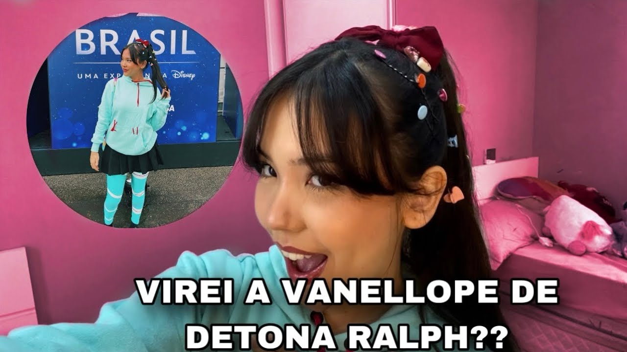 24 HORAS SENDO A VANELLOPE DE DETONA RALPH + vlog da D23 - YouTube