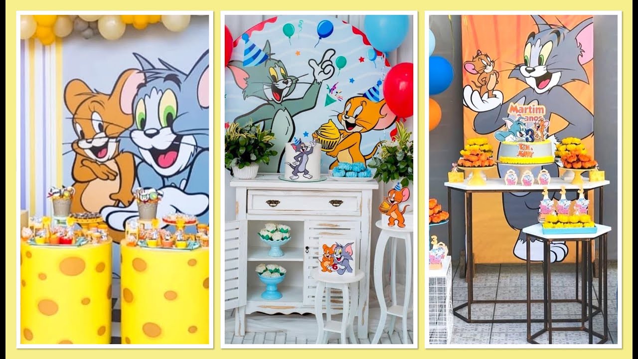 Tom y Jerry Fiesta 🥳 Decoracion ideas 💡 - YouTube