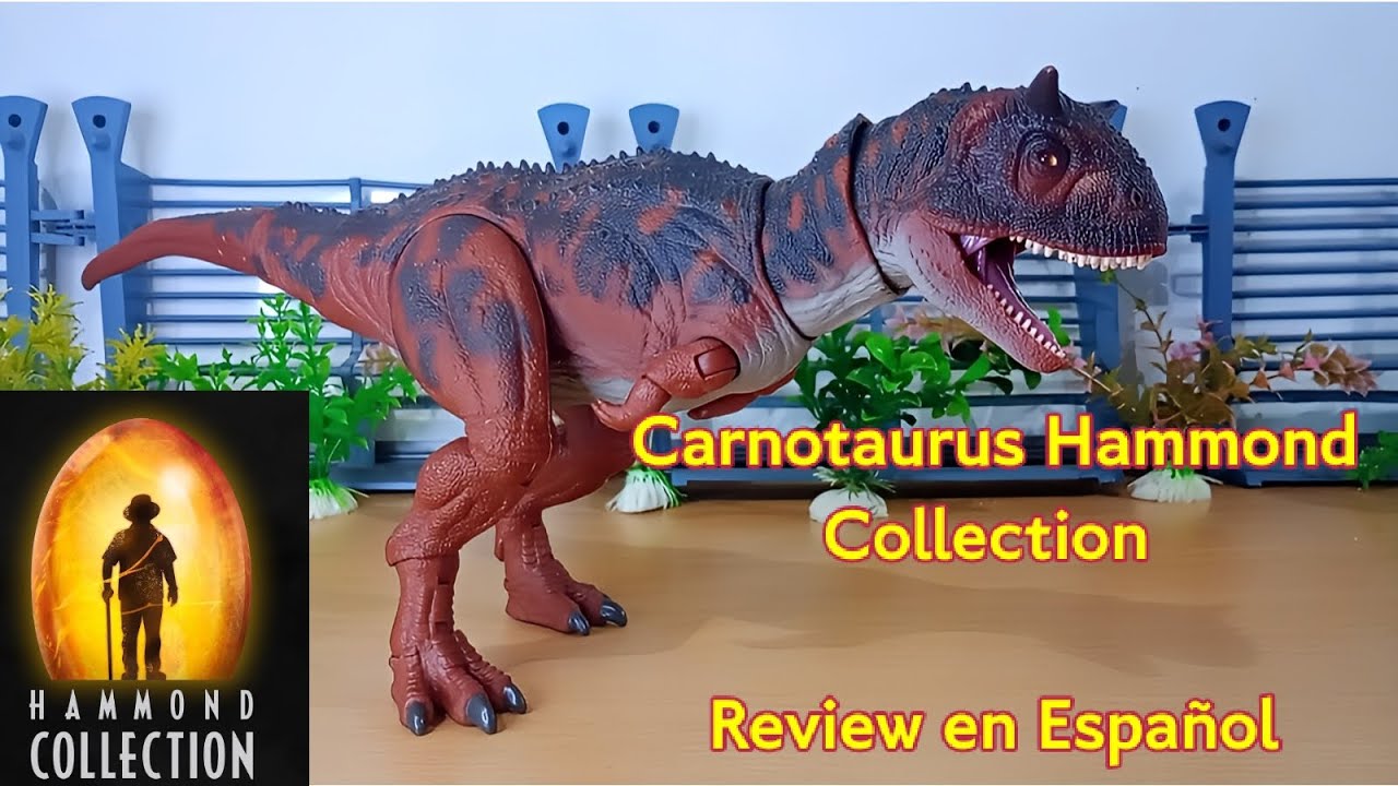 Carnotaurus Hammond Collection - Jurassic World Mattel - Review en ...