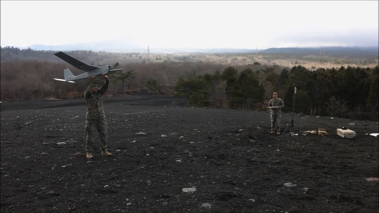 Marines operate a PUMA Drone - Fuji Viper 23.2 - YouTube