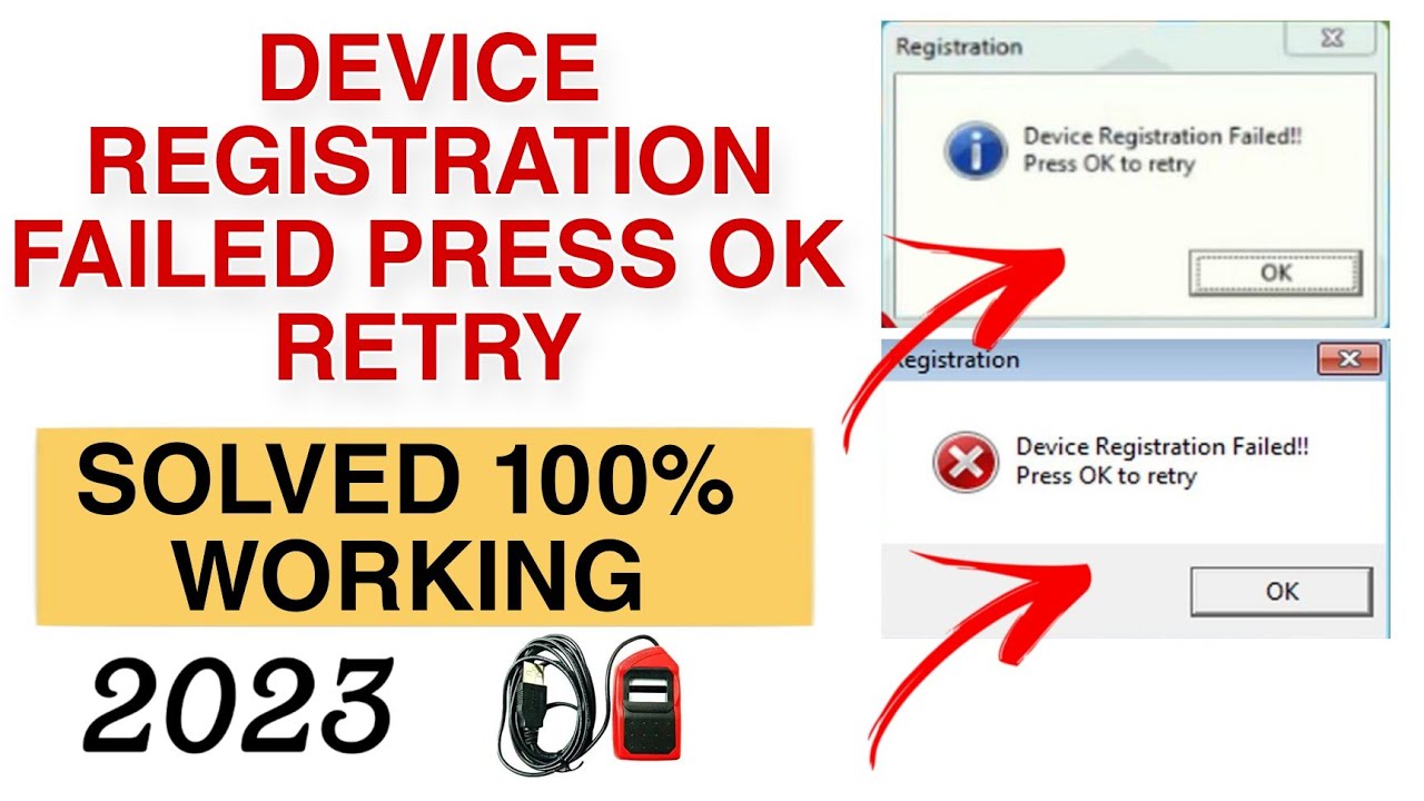 morpho device registration failed press ok to retry | morpho device not ...