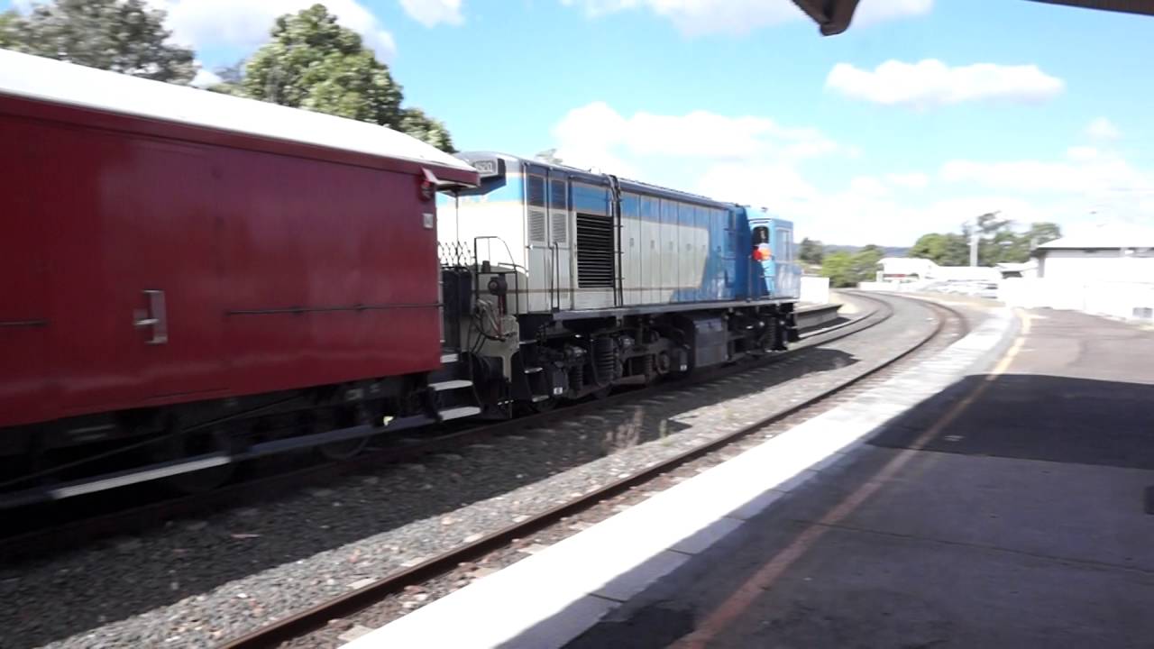 QR s 1620 passing Laidley with the Roma St Bound ARHS QLD train May 28 ...
