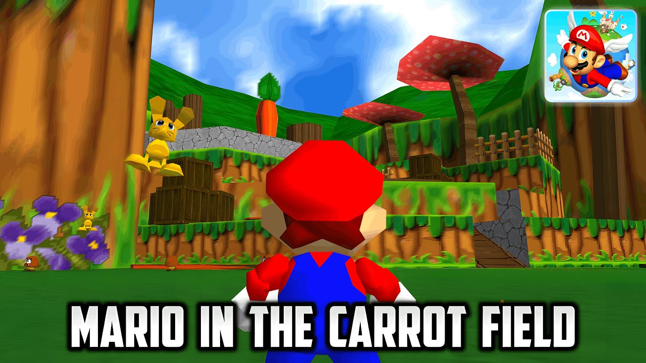 ⭐ Super Mario 64 - Mario in the Carrot Field - YouTube