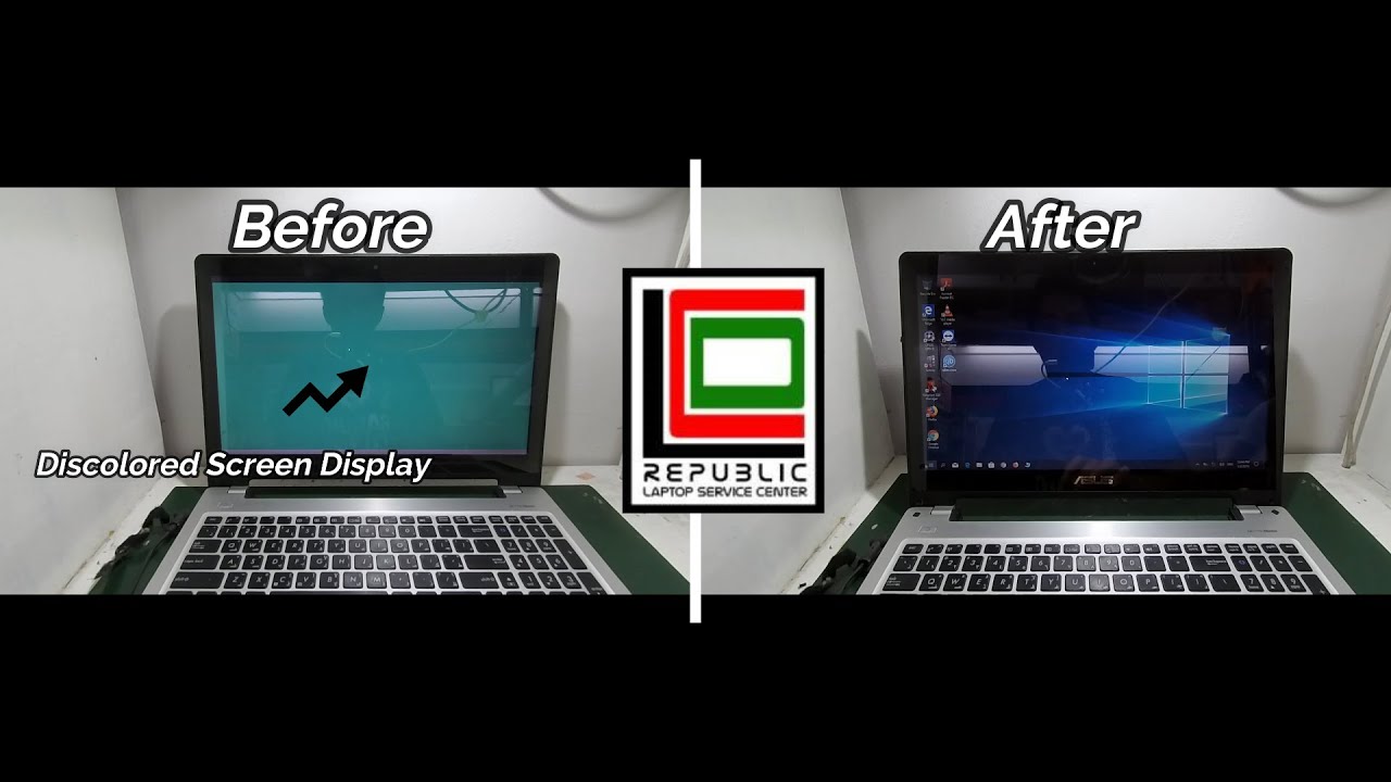 How to Replace Defective LCD Screen of ASUS S550 - YouTube