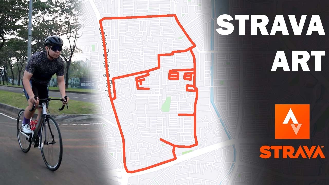 Cara Bikin Strava Art + Giveaway - YouTube