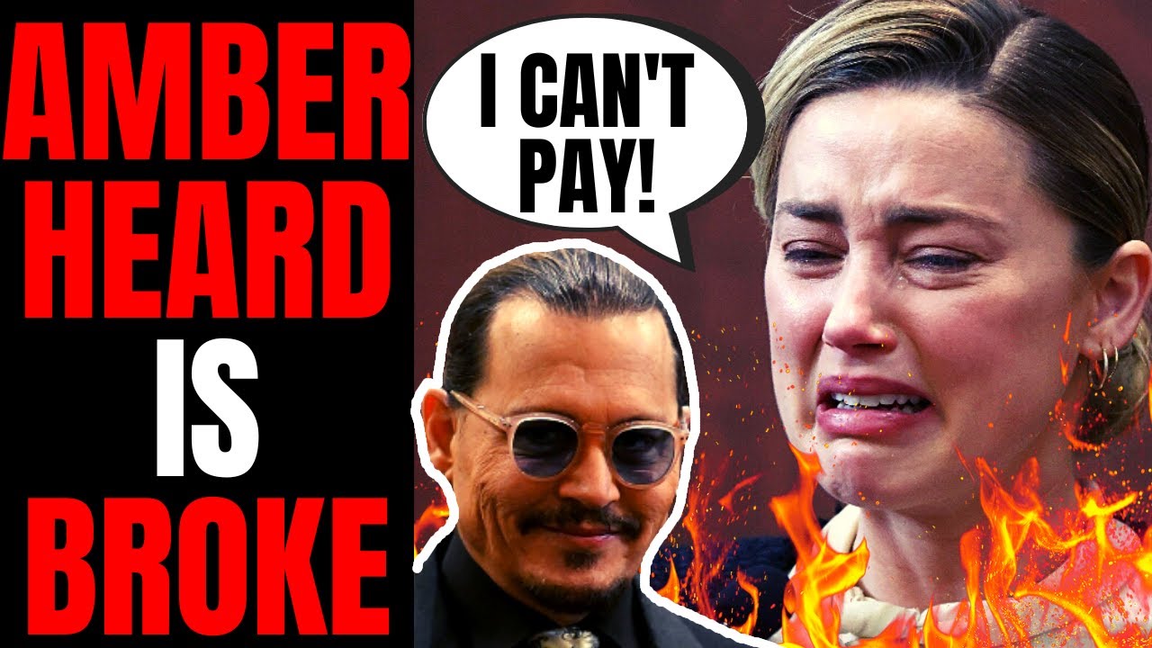 Amber Heard Is Broke Gofundme Shut Down She Cant Pay Johnny Depp