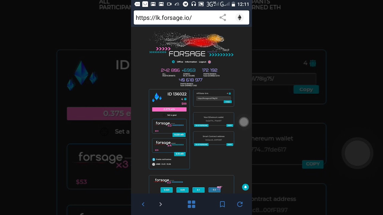 How To Earn In Forsage Tutorials - YouTube