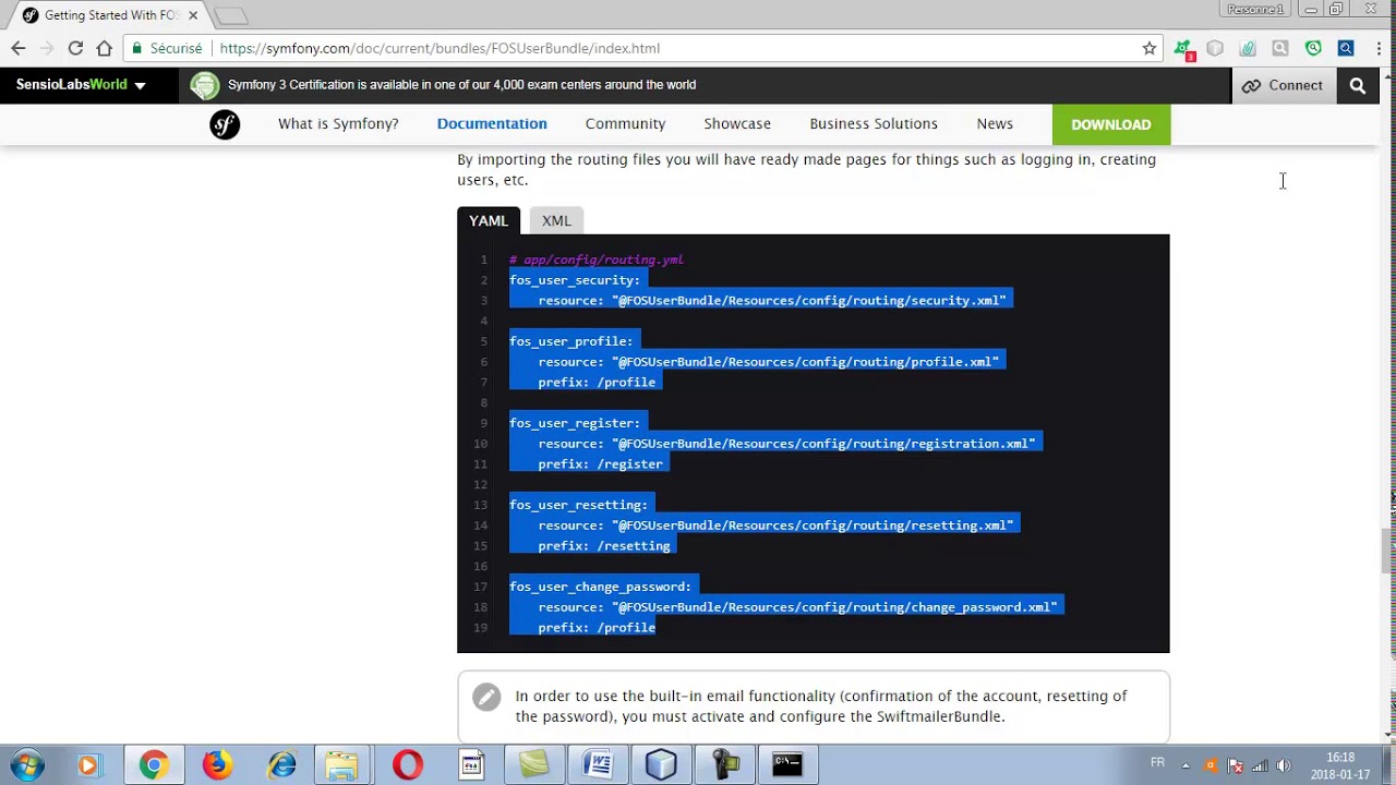 Fosuserbundle Installationconfiguration Et Intégration Bootstrap Youtube 7479