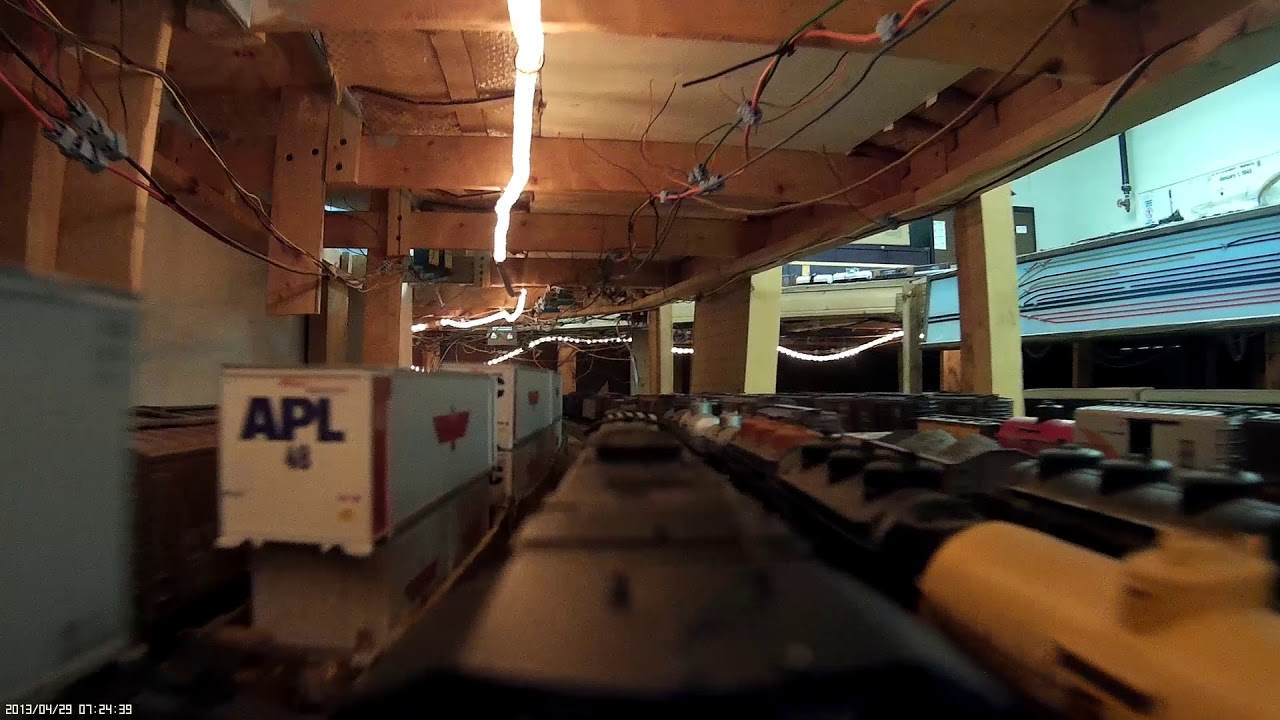 Durand Model Railroad Club Train Shot 4/21/18 - YouTube