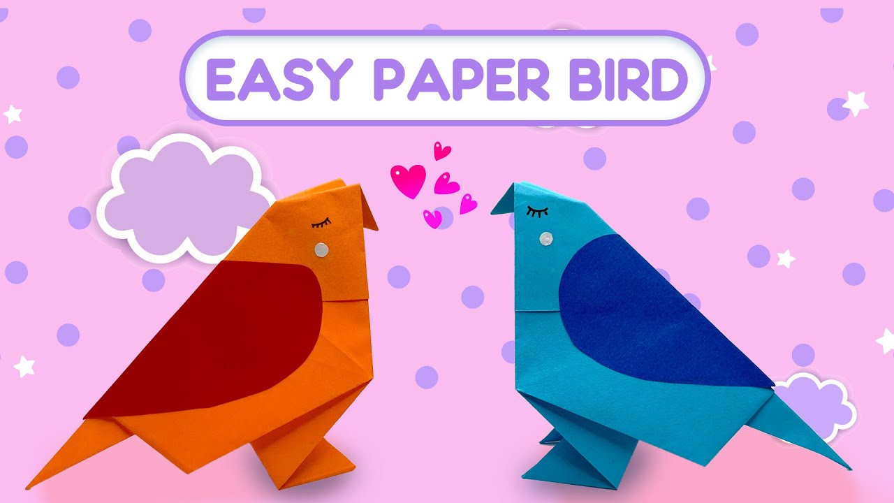 Origami Paper Bird | How to make paper bird - YouTube