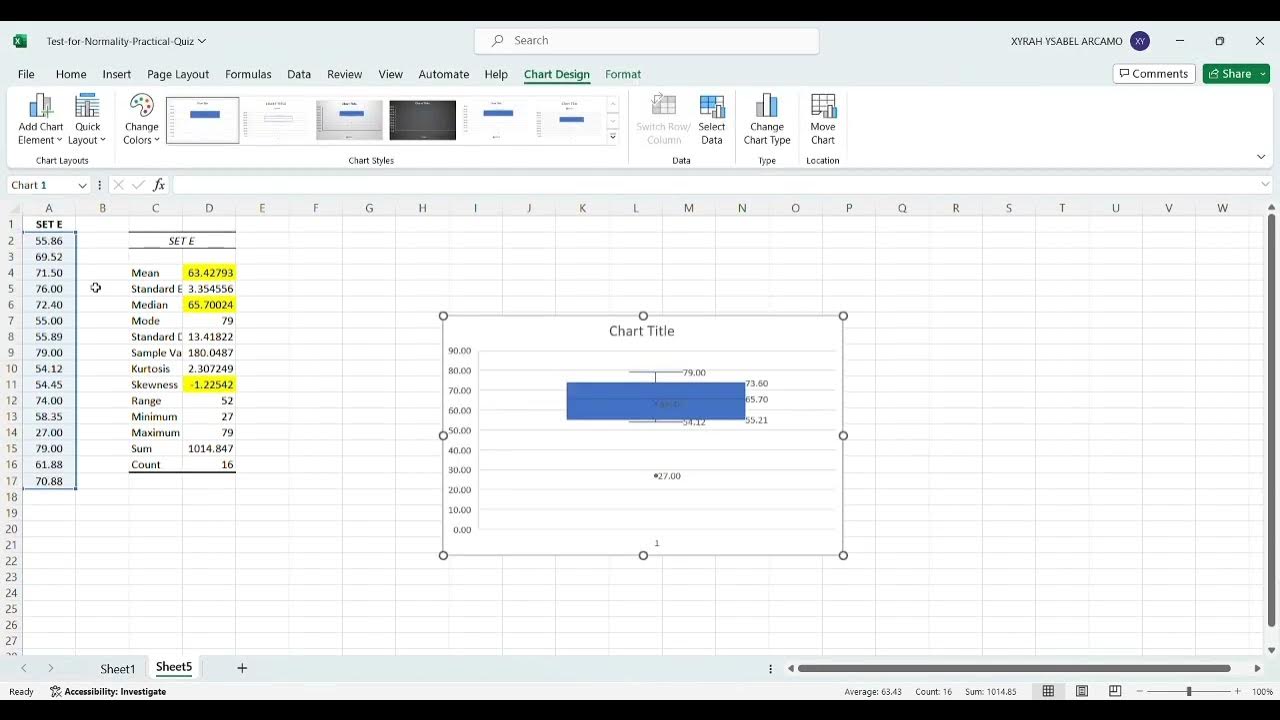 Normalizing a Data Set Through Excel - YouTube