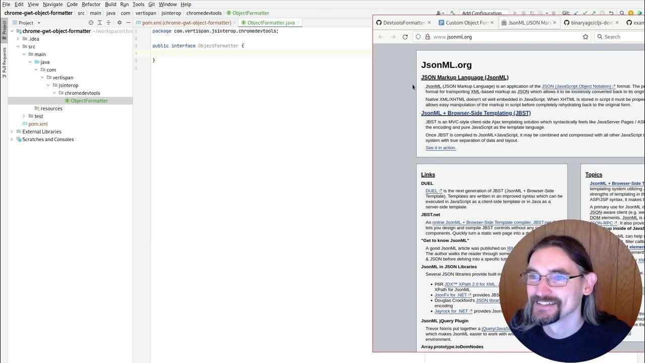 JsInterop demo: Chrome Custom Object Formatter - YouTube